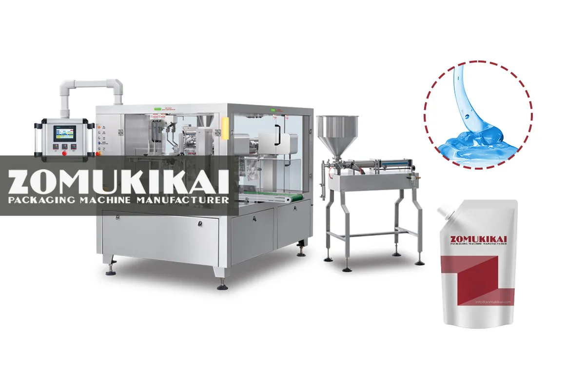 Detergent packing machine | ZOMUKIKAI Solutions