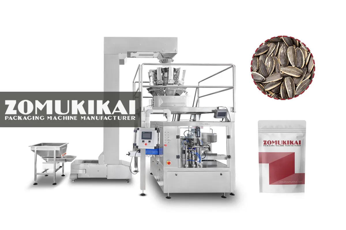 Nuts pouch packing machine | ZOMUKIKAI Solutions
