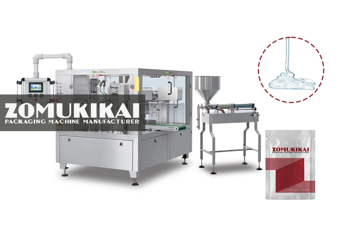 Gel bag packing machine | ZOMUKIKAI Solutions