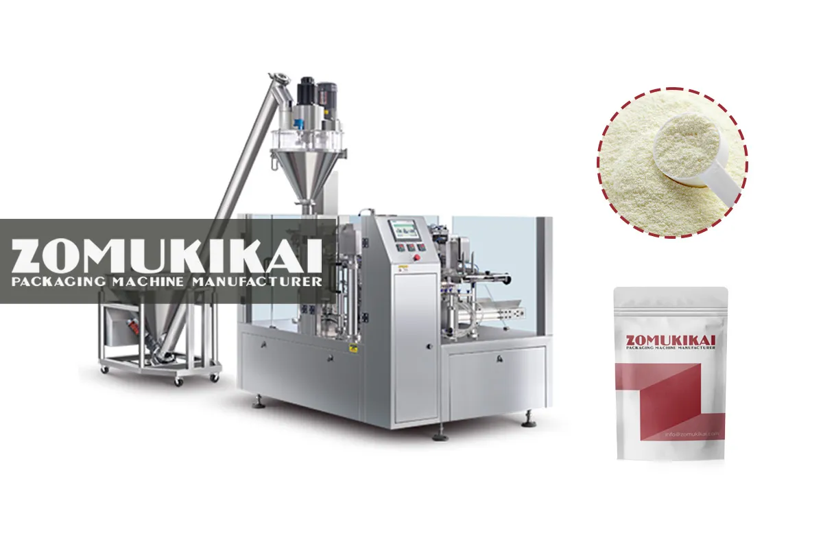 Protein powder packing machine | ZOMUKIKAI Solutions